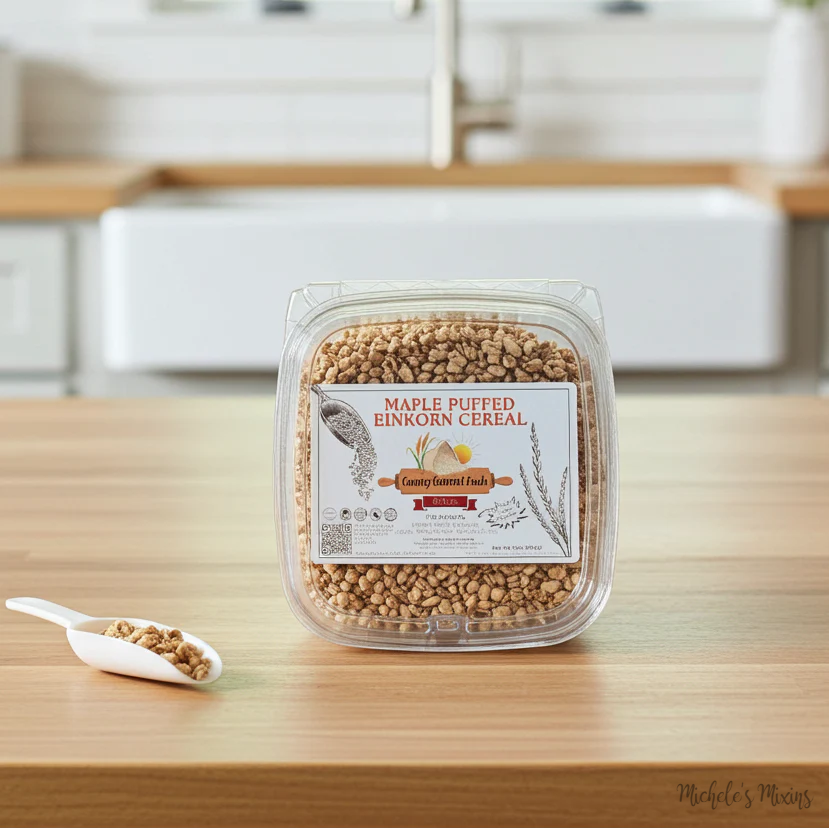 Country Gourmet Foods Maple-Puffed Einkorn (10 oz.) – Michele's Mixins